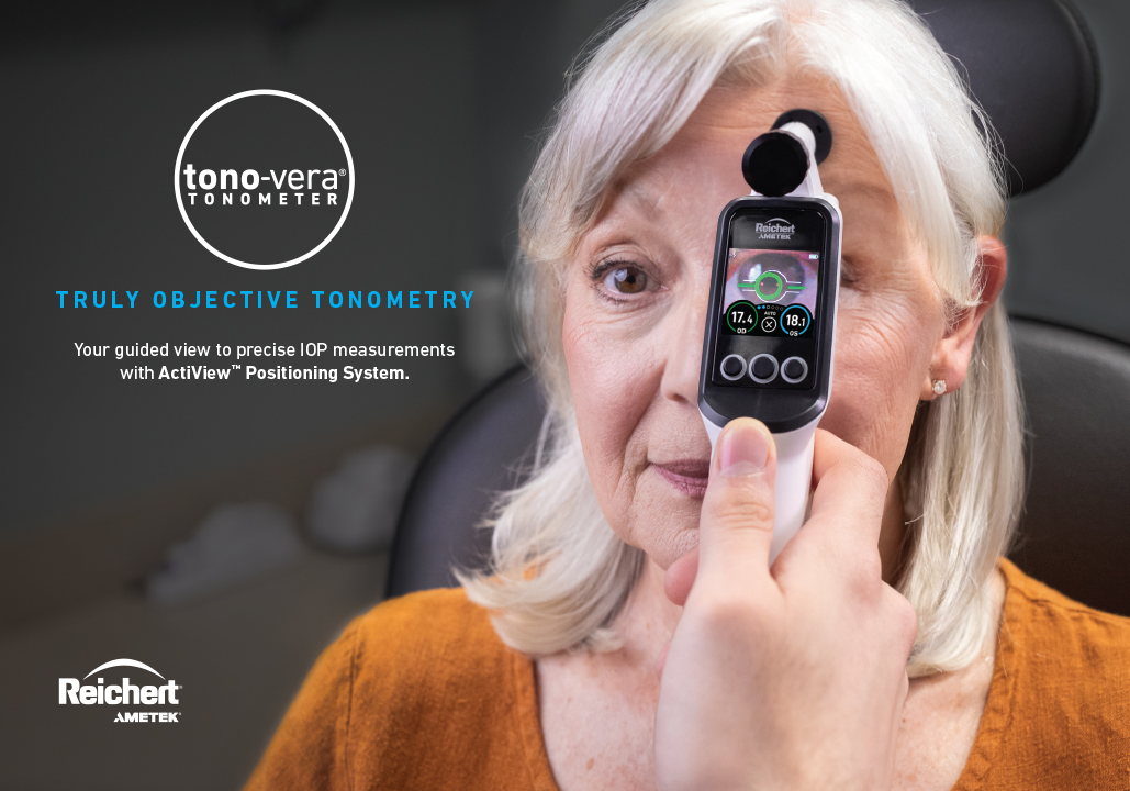 Reichert® Tono-Vera® Tonometer - Truly Effortless & Objective Tonometry ...